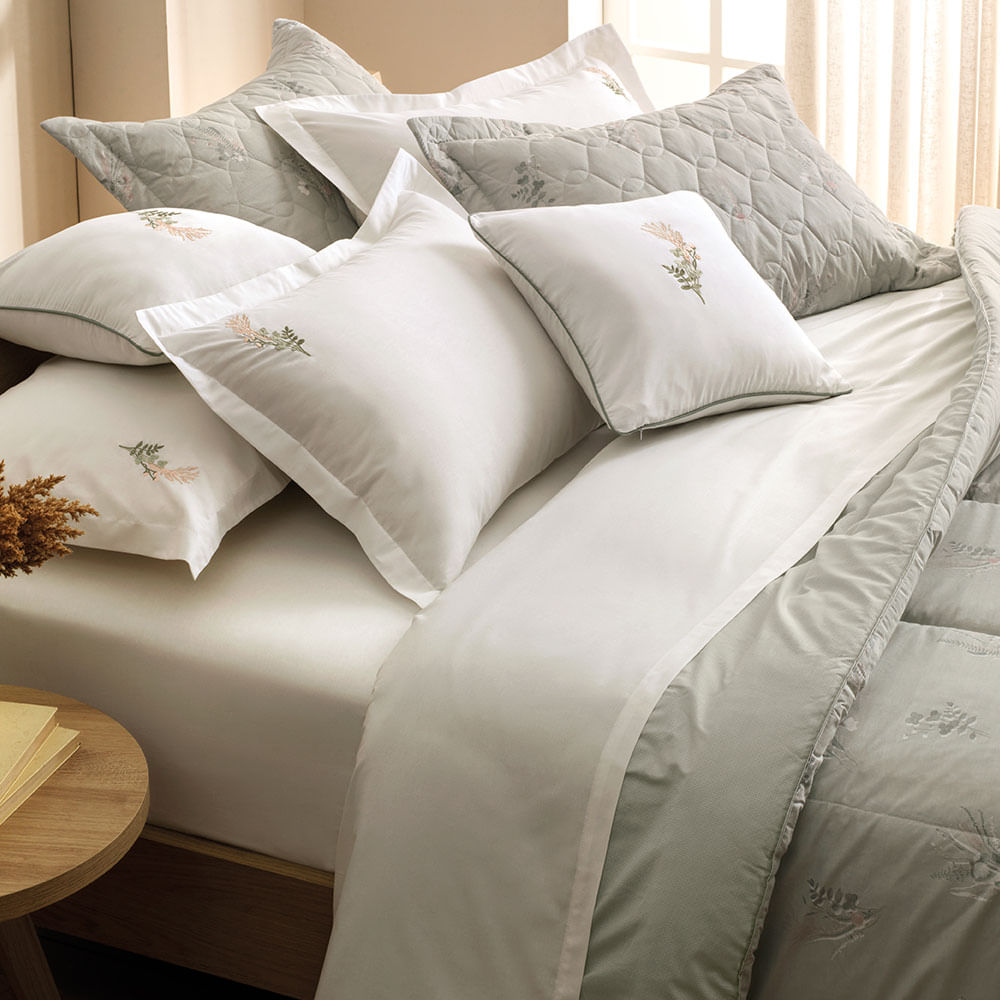 Jogo Colcha King 200 Fios Lívia Estampado | Karsten