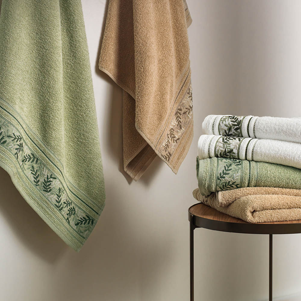 Toalha de Rosto Fio Cardado Anis Hortelã | Karsten