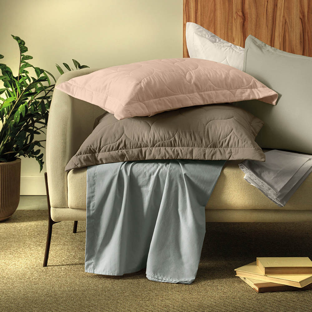 Lençol de Elástico Solteiro King 100% Algodão Tom | Karsten