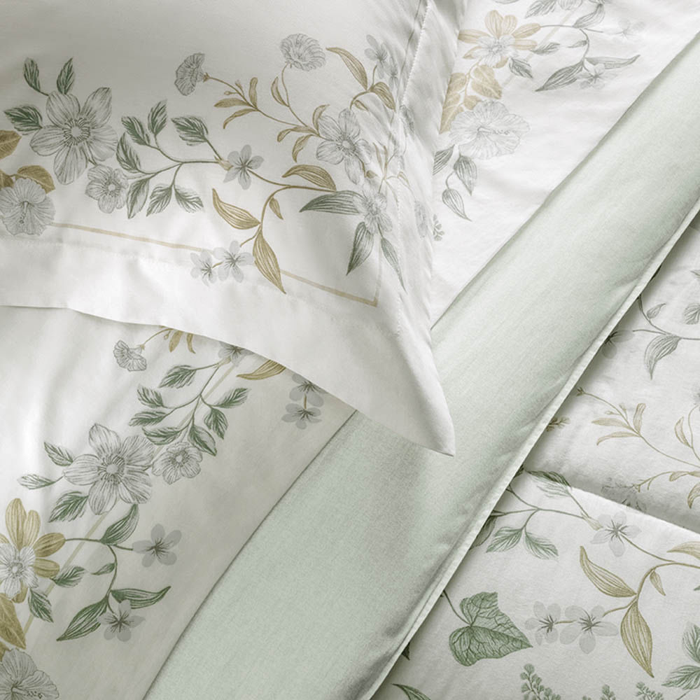 Edredom Queen 200 Fios Adélia Estampado | Karsten