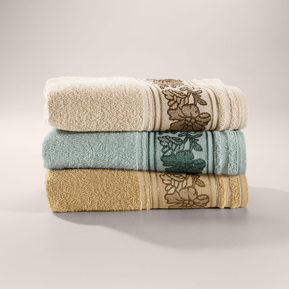 Toalha de Rosto Fio Cardado Liana Frapê | Karsten