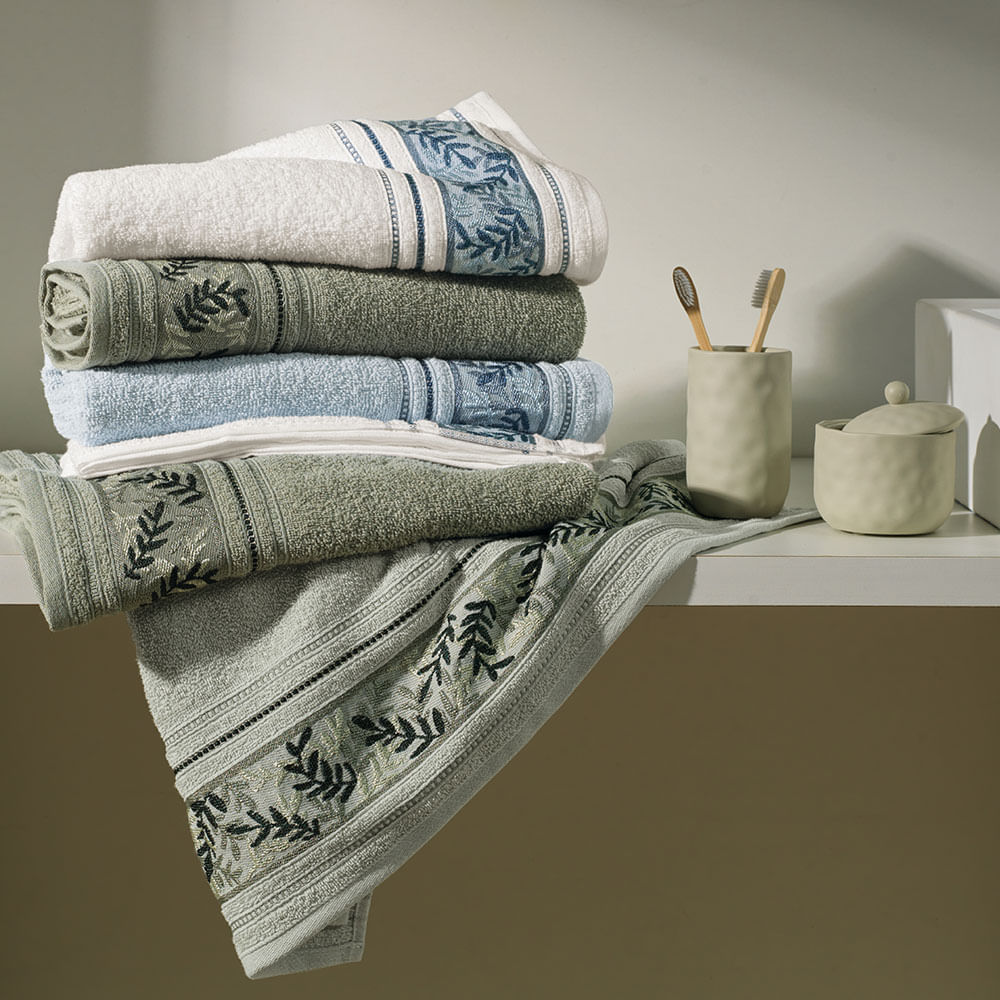 Toalha de Banho Fio Cardado Anis Matcha | Karsten