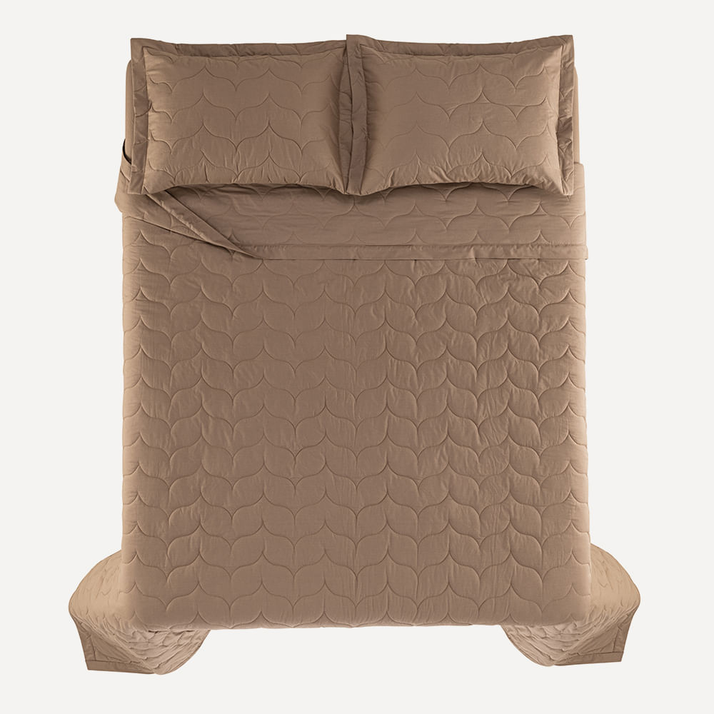 Jogo de Colcha King Mascavo 200 Fios Tom | Karsten