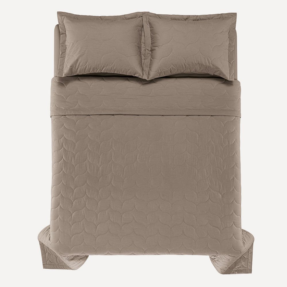 Jogo Cobre Leito Casal 200 Fios Tom Castor | Karsten